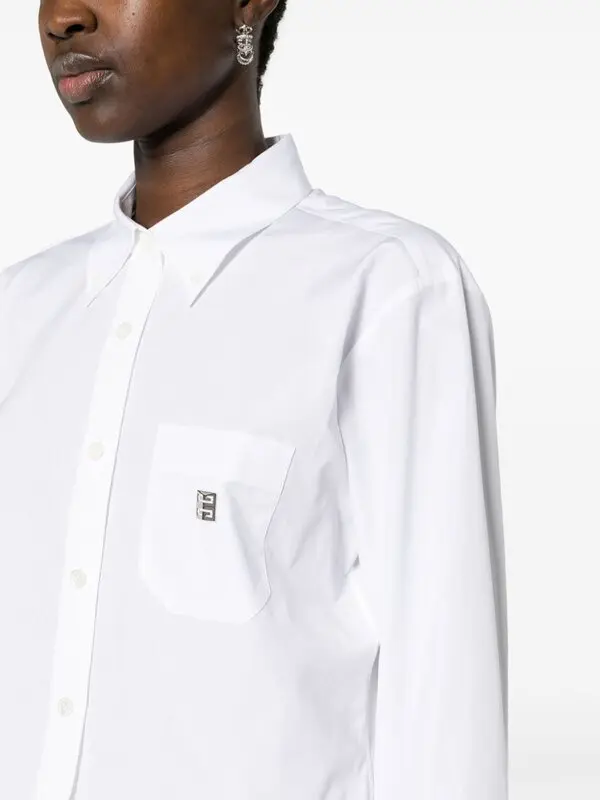 Givenchy Logo-plaque Shirt
