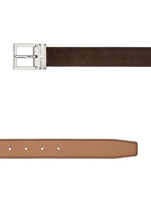 TOD'S Buckle Leather Belt
