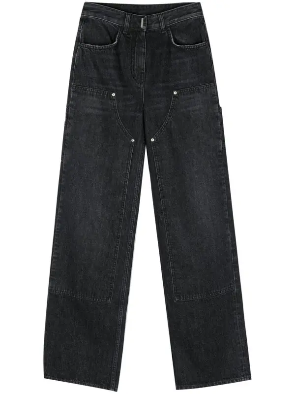 Givenchy Mid-rise Wide-leg Jeans