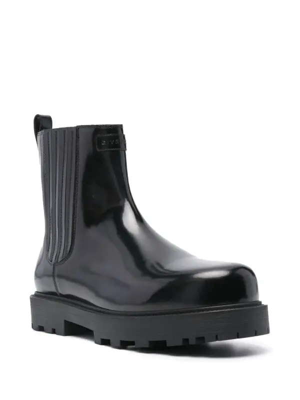 Givenchy Patent Leather Chelsea Boots