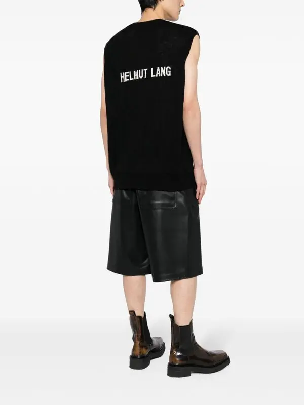 Helmut Lang Intarsia-knit Vest