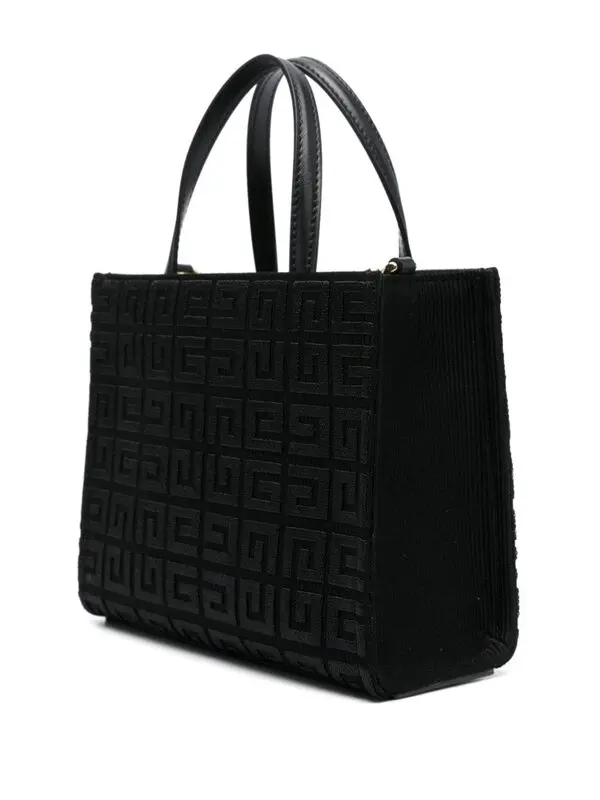 Givenchy Mini 4g-embroidered Tote Bag - Black