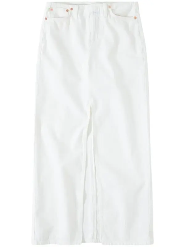 Closed Long Denim Skirt - White