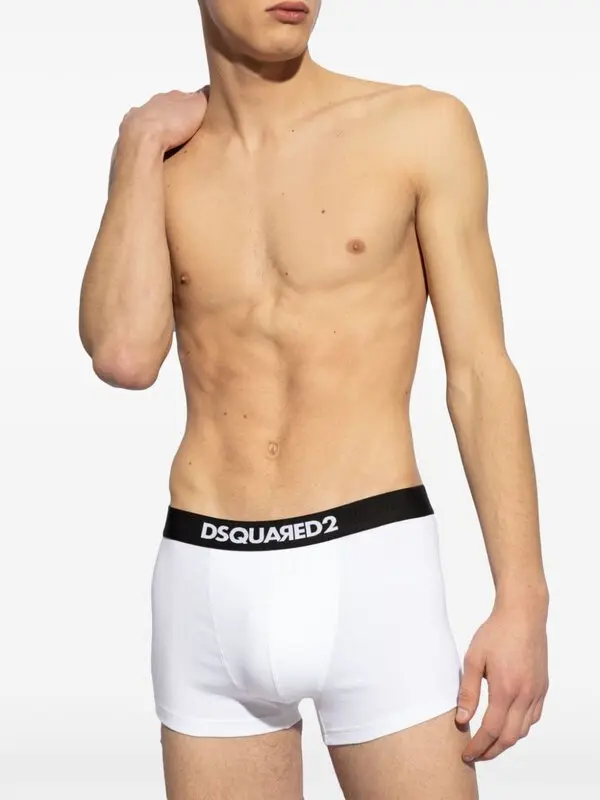 Dsquared2 Logo-waistband Stretch-cotton Boxers