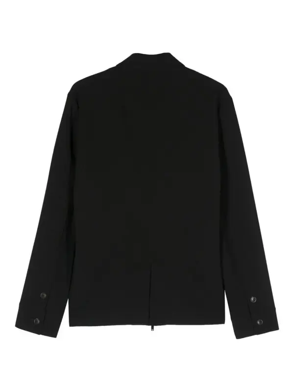 Emporio Armani Waffle-effect Zip-up Jacket