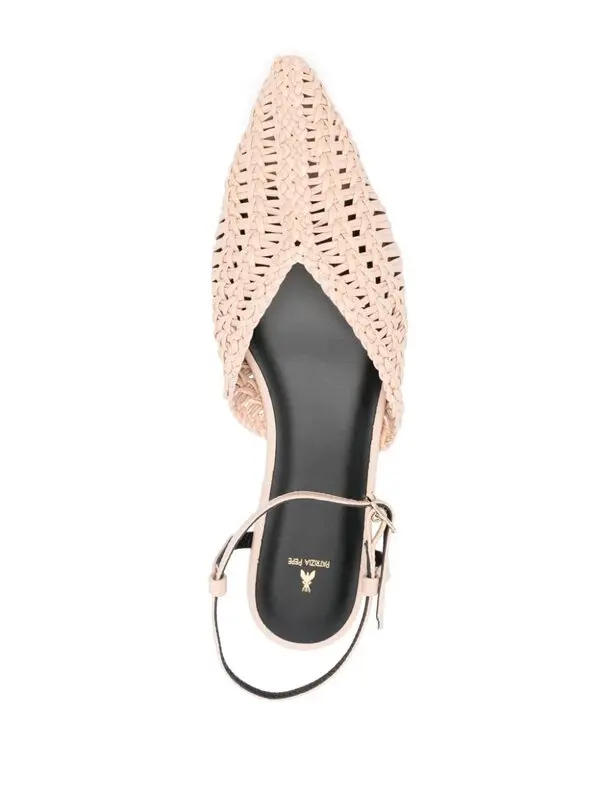 Patrizia Pepe Interwoven Ballerina Shoes