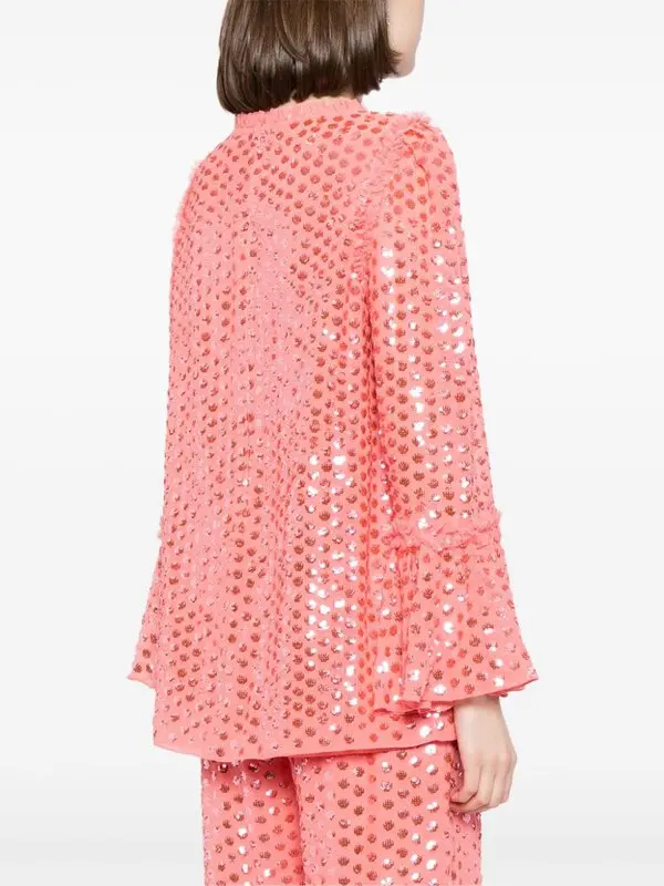 NEEDLE & THREAD Raindrop Gloss Tunic