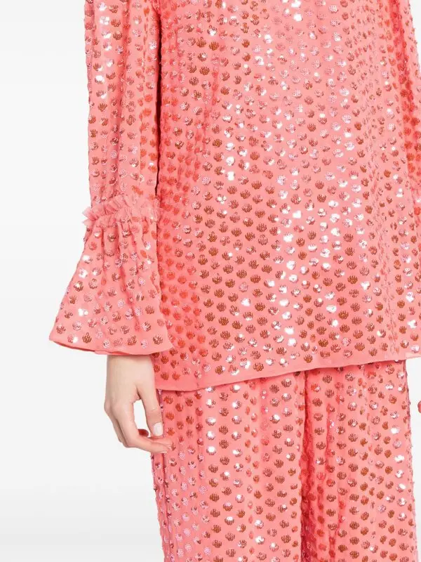 NEEDLE & THREAD Raindrop Gloss Tunic