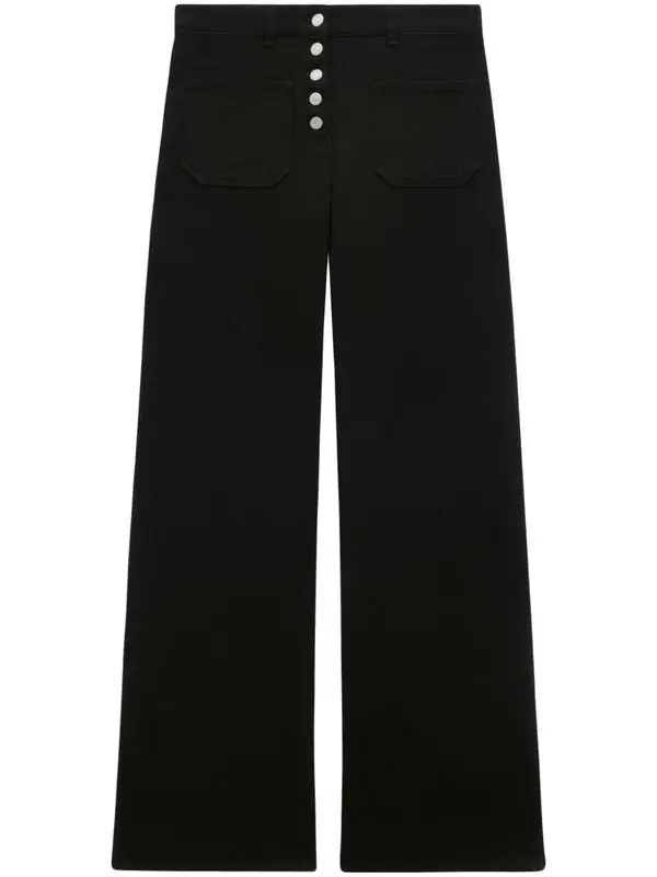 COURREGES Low-rise Wide-leg Jeans