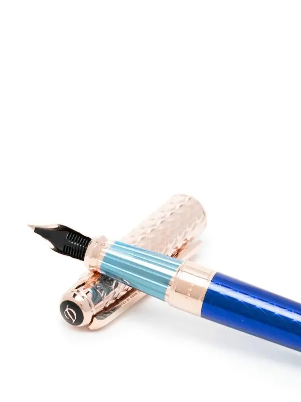 S.t. Dupont Line D Eternity Fountain Pen - Blue