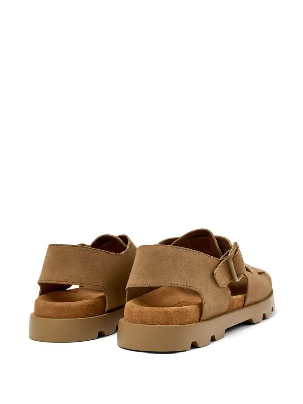 Camper Brutus Buckled Suede Sandals