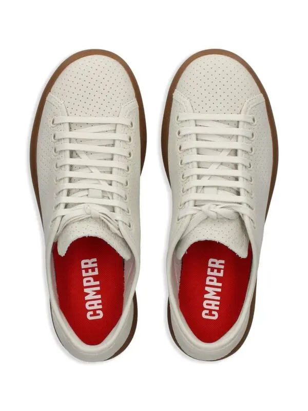 Camper Perforated Lace-up Sneakers - White