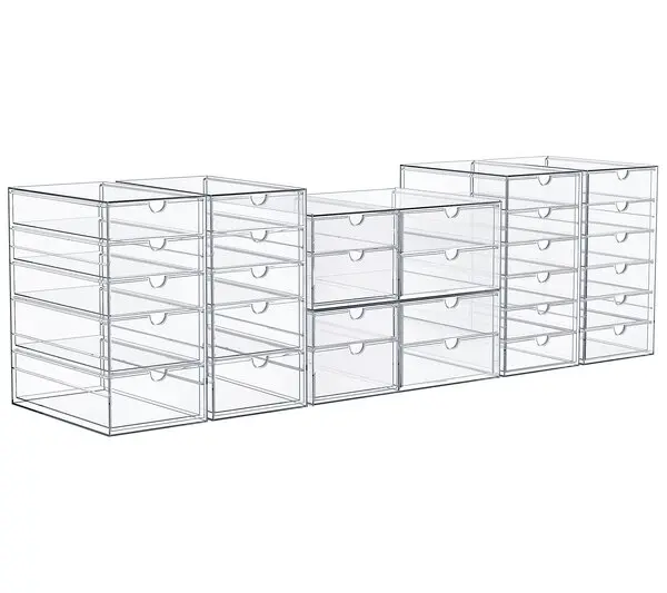SORBUS 30-drawer Acrylic Organizer For Makeup - One-color