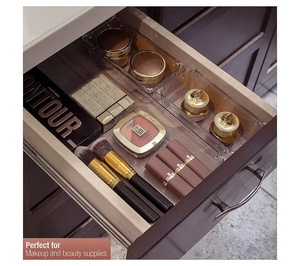 SORBUS 5-piece Narrow Drawer Organizer Set For Makeup