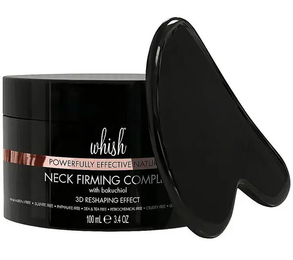 Whish Bakuchiol Firming Neck Cream Moisturizing Complex W/tool - One-color