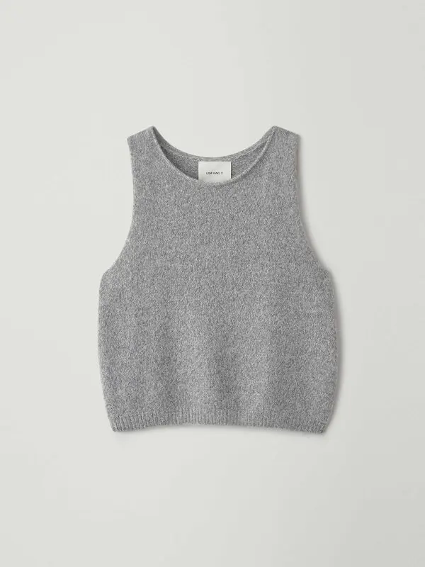 LISA YANG STORE The Devine Knit Top - Cloudy