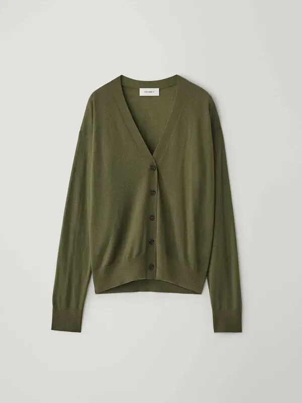 LISA YANG STORE Cia Cashmere Cardigan - Moss