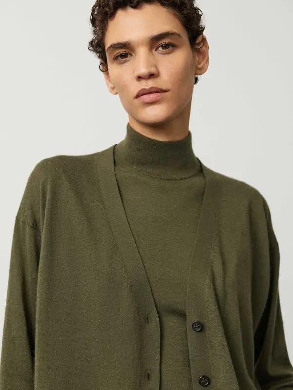 LISA YANG STORE Cia Cashmere Cardigan - Moss