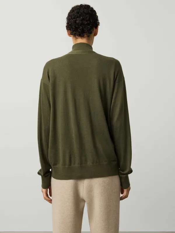 LISA YANG STORE Cia Cashmere Cardigan - Moss