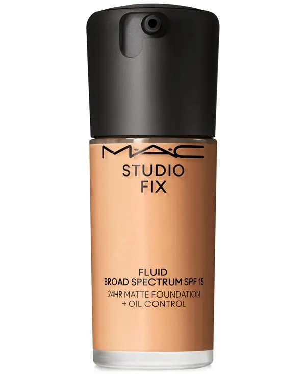 MAC COSMETICS Studio Fix Fluid Spf 15 24hr Matte Foundation + Oil Control - C4.5 (tanned Neutral Beige With Peach Un