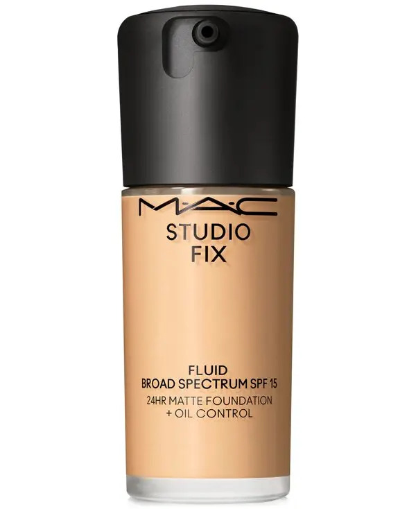 MAC COSMETICS Studio Fix Fluid Spf 15 24hr Matte Foundation + Oil Control - C40 (light Beige With Neutral Olive Unde
