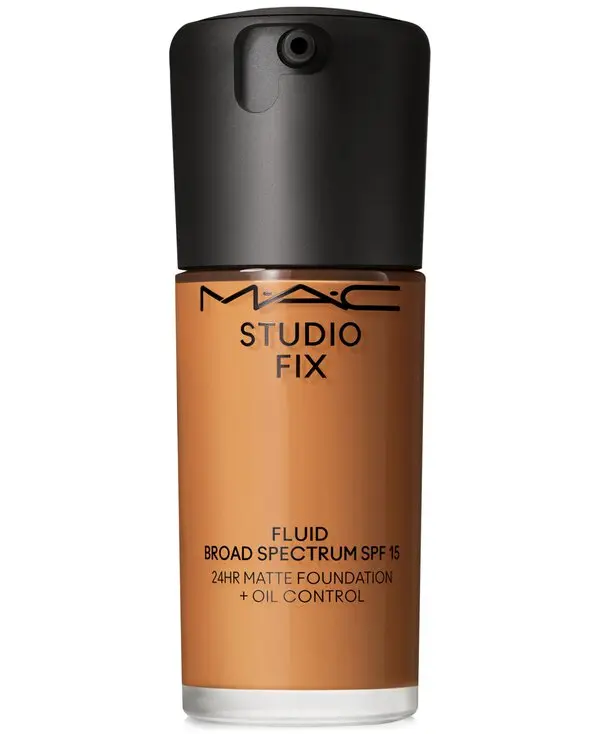 MAC COSMETICS Studio Fix Fluid Spf 15 24hr Matte Foundation + Oil Control - C8 (deep Olive With Golden Undertone For