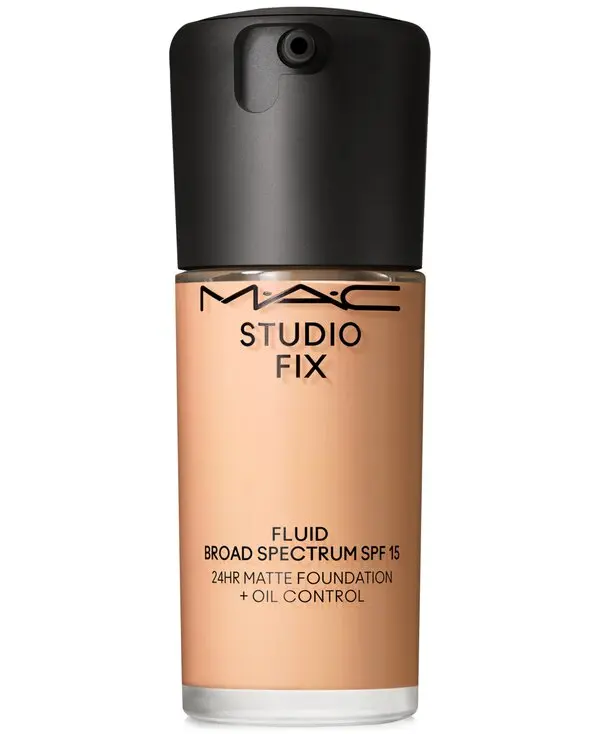 MAC COSMETICS Studio Fix Fluid Spf 15 24hr Matte Foundation + Oil Control - N6.5 (peachy Beige With Neutral Underton