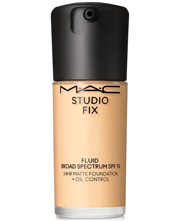 MAC COSMETICS Studio Fix Fluid Spf 15 24hr Matte Foundation + Oil Control - Nc13 (fair Beige With Golden Undertone F