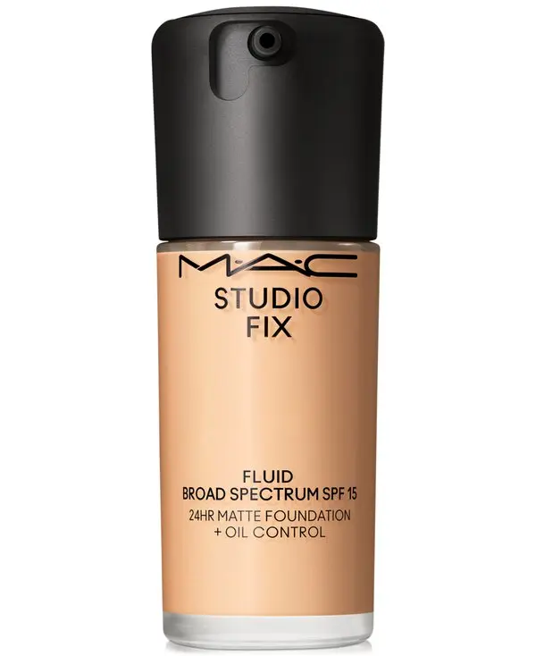 MAC COSMETICS Studio Fix Fluid Spf 15 24hr Matte Foundation + Oil Control - Nc17 (light Beige With Neutral Undertone