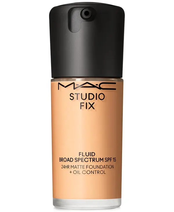 MAC COSMETICS Studio Fix Fluid Spf 15 24hr Matte Foundation + Oil Control - Nc20 (light Beige With Neutral Golden Un