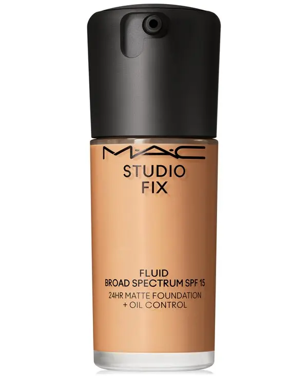 MAC COSMETICS Studio Fix Fluid Spf 15 24hr Matte Foundation + Oil Control - Nc37 (medium Beige With Neutral Underton