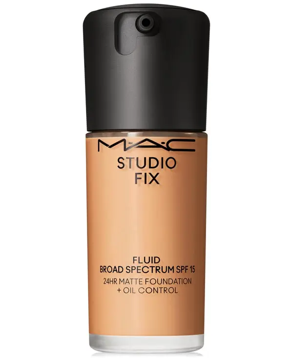 MAC COSMETICS Studio Fix Fluid Spf 15 24hr Matte Foundation + Oil Control - Nc40 (medium Beige With Golden Peach Und