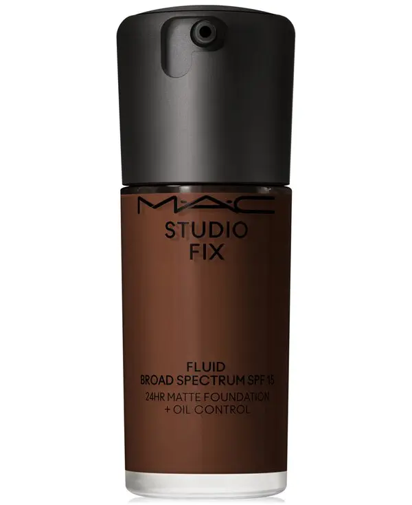 MAC COSMETICS Studio Fix Fluid Spf 15 24hr Matte Foundation + Oil Control - Nc65 (dark Deep Espresso With Rich Under