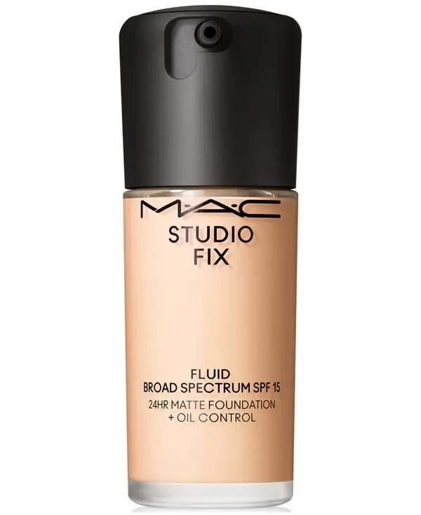 MAC COSMETICS Studio Fix Fluid Spf 15 24hr Matte Foundation + Oil Control - Nw15 (light Beige With Neutral Undertone
