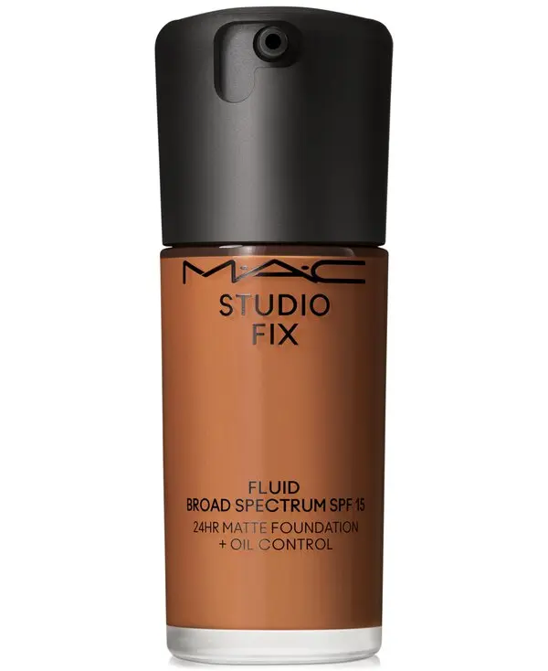 MAC COSMETICS Studio Fix Fluid Spf 15 24hr Matte Foundation + Oil Control - Nw43 (brick Beige With Rosy Undertones F