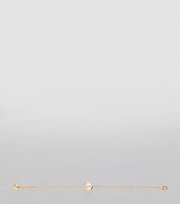 Pomellato Diamond And Mother-of-pearl Pom Pom Dot Bracelet - Rose Gold