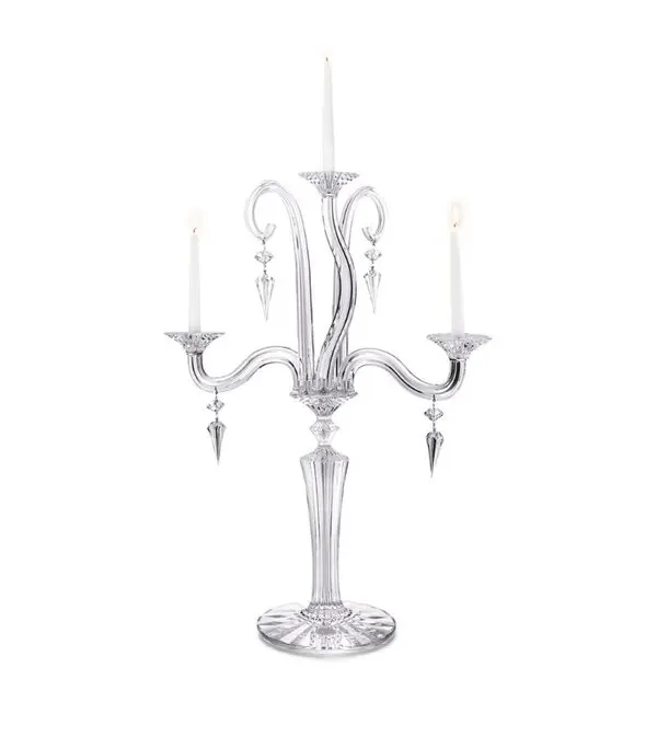 THE MARTHA, BY BACCARAT Crystal Mille Nuits Candelabra - Clear