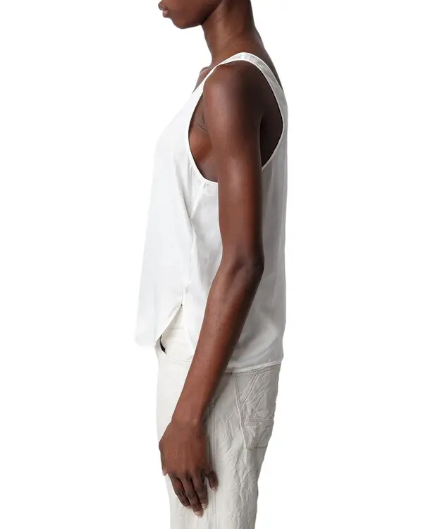 Zadig&Voltaire Carys Satin Sleeveless Top