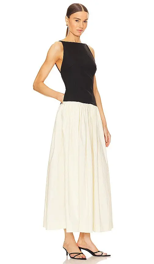 Tularosa Matteah Maxi Dress - Black & Ivory | Editorialist