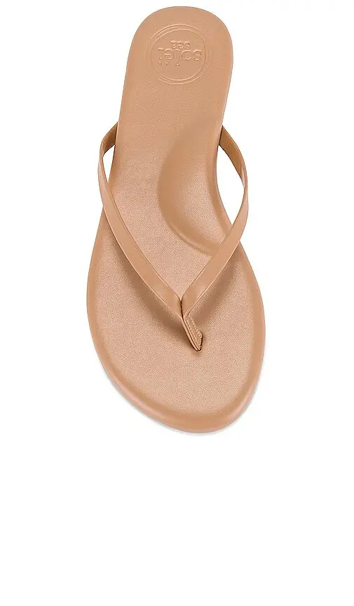 SOLEI SEA Indie Flip Flop Sandal - Cafe