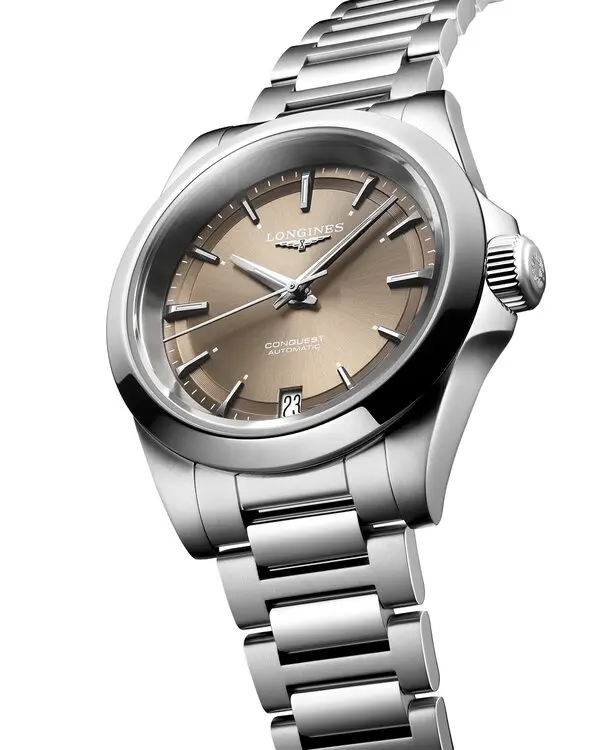 LONGINES Conquest 34mm Watch - Brown/silver