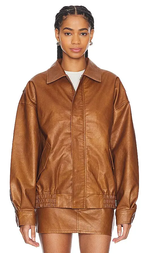 Lioness Kenny Bomber Jacket - Tan
