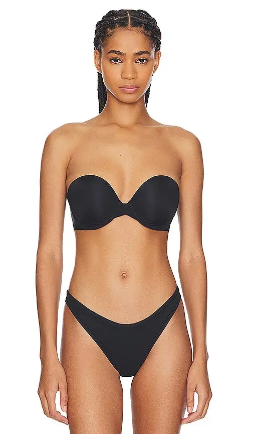 Natori Minimal Strapless Contour Bra - Black