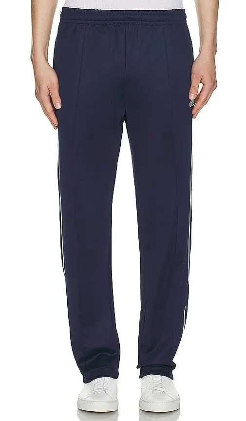 Lacoste Adjustable Waist Sweatpant In Black