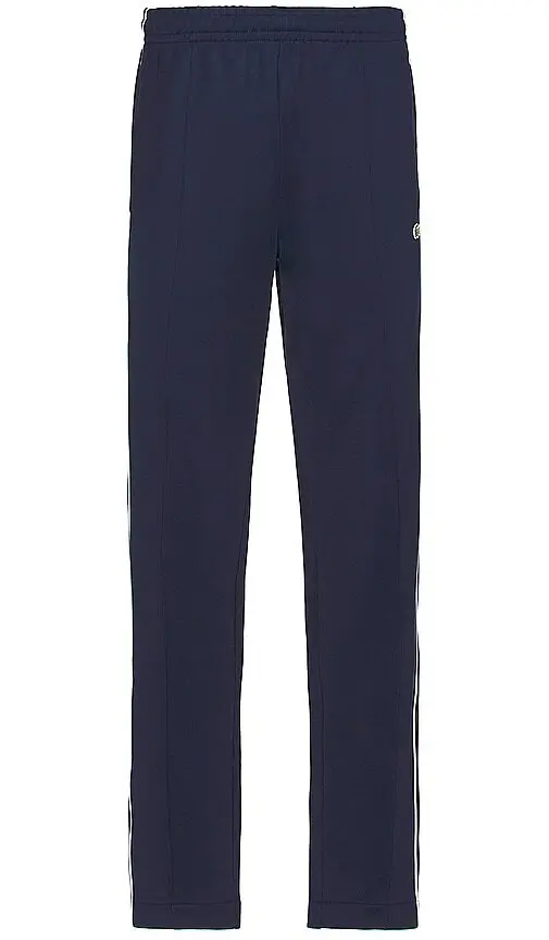 Lacoste Adjustable Waist Sweatpant In Black