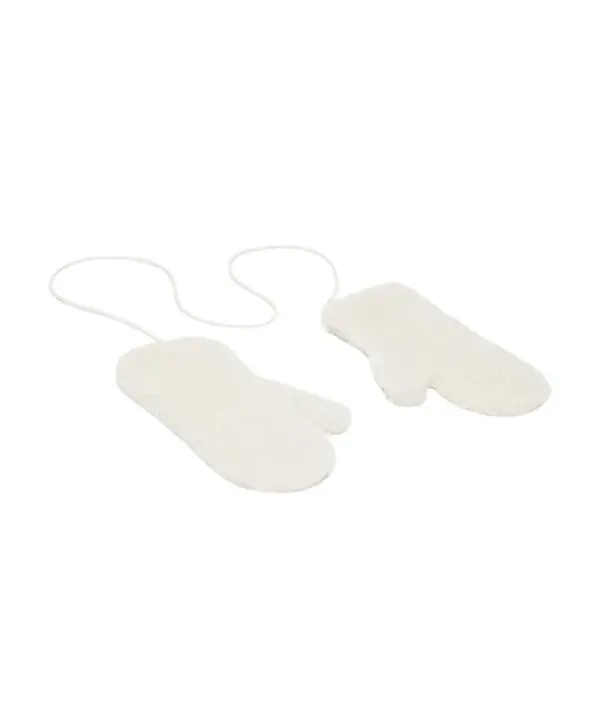 max mara - Max Mara Teddy Fabric Mittens