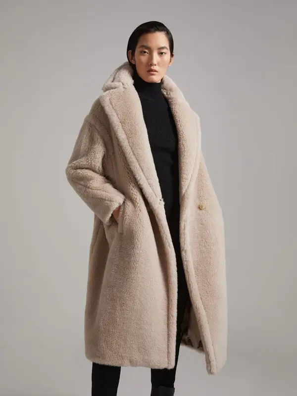 Max Mara Teddy Bear Icon Coat - Sand | Editorialist