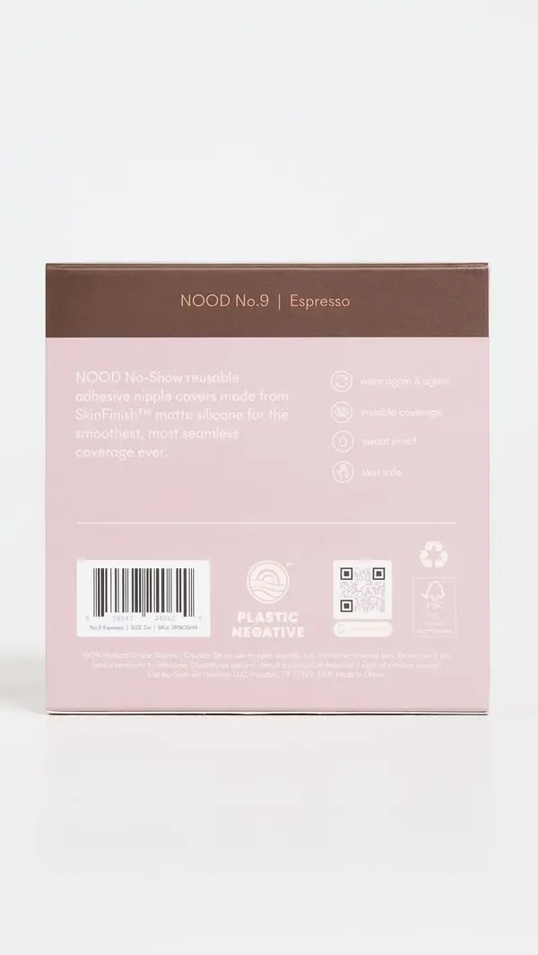 NOOD No-show Nipple Covers - No. 9 Espresso