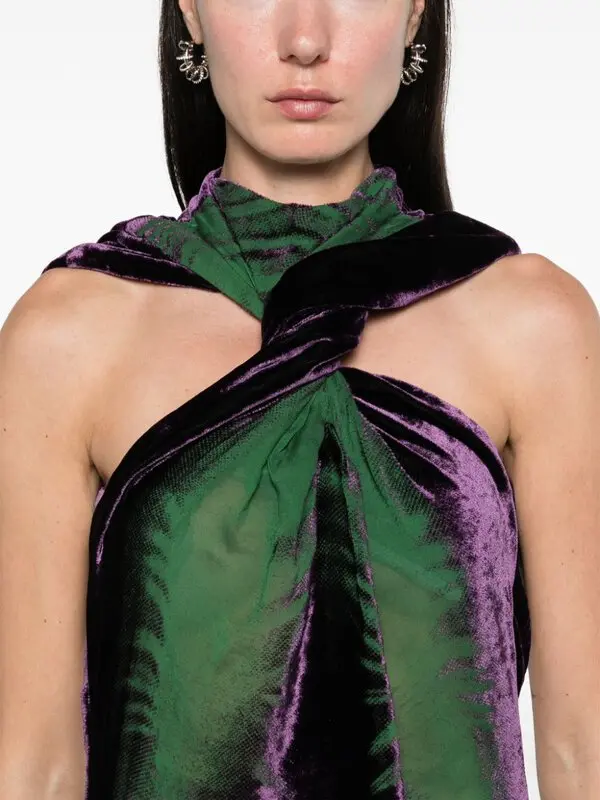green emerald velvet dress 1970s Emerald Dark Green Crushed Velvet Dress Yoke – Breath Of the Earth