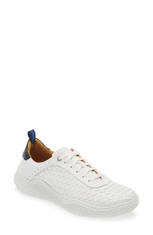 Mezlan Castalla Low-Top Sneakers In White/Black 28% Off